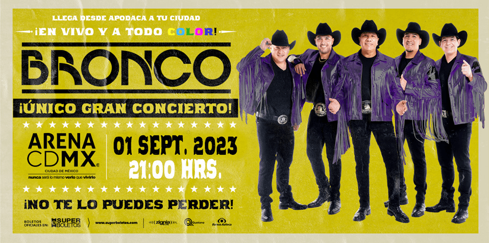 BRONCO EN VIVO Y A TODO COLOR